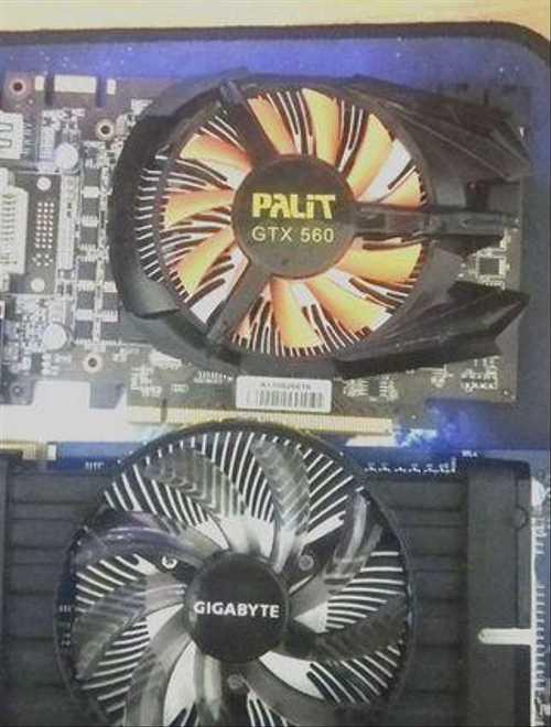 Видеокарта gtx 560 ti Palit и 550 ti