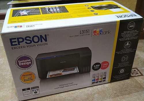 Принтер мфу epson l3151 снпч новый