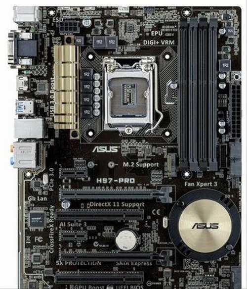 Asus H97-PRO\i5-4670\hyperX black fury 16 gb ddr3