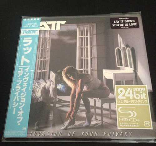 Ratt CD Japan cardboard sleeve mini LP