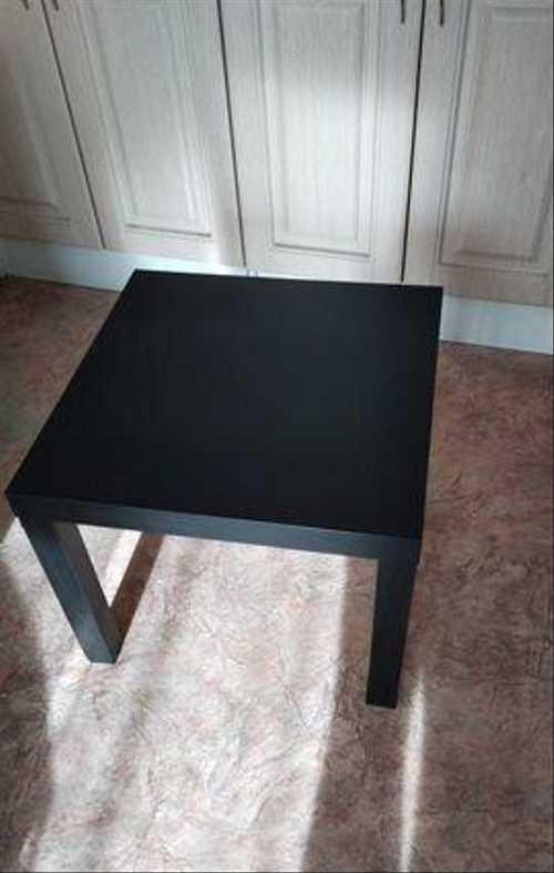 Lack лакк Придиванный столик, черно-коричневый55x5