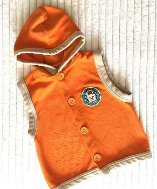 Жилет флисовый, брюки флисовые, рубашка с коротки