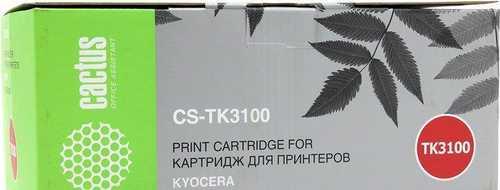 Картридж Cactus ТК 3100 для км черный