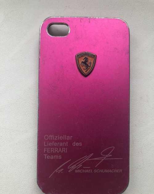 Чехол Ferrari на iPhone 4/4S