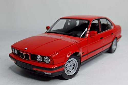 Bmw 535i E34 1988 Red 1:18 Minichamps
