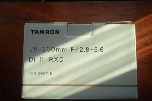 Коробка для объектива Tamron 28-200 mm f/2.8-5.6 f