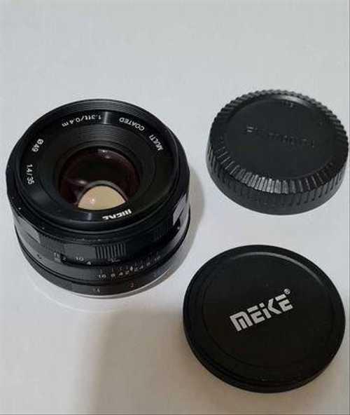 Объектив meike 35mm 1.4 на Fuji X mount