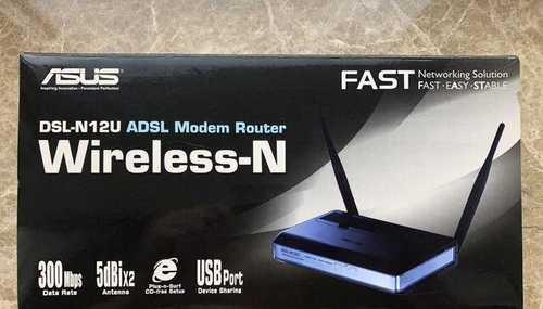 WiFi роутер Asus DSL-N12U