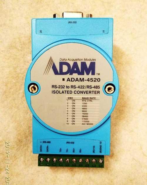 Медиаконвертер adam-4520 /10-30vDC