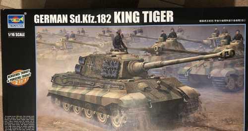 Модель танка King Tiger. Масштаб 1/16