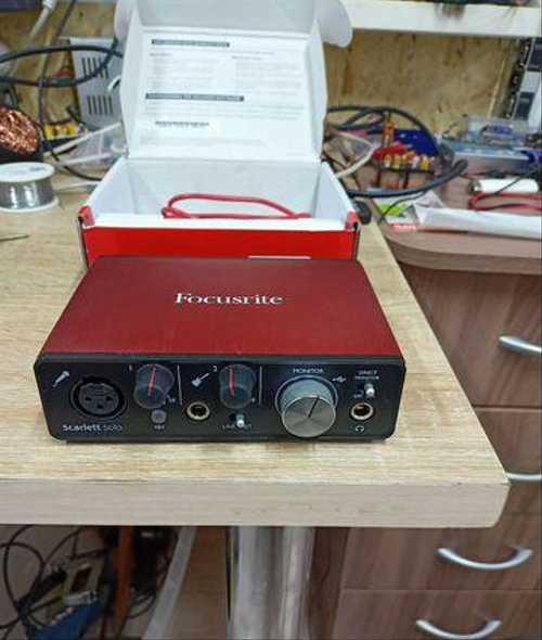 Звуковая карта focusrite scarlett