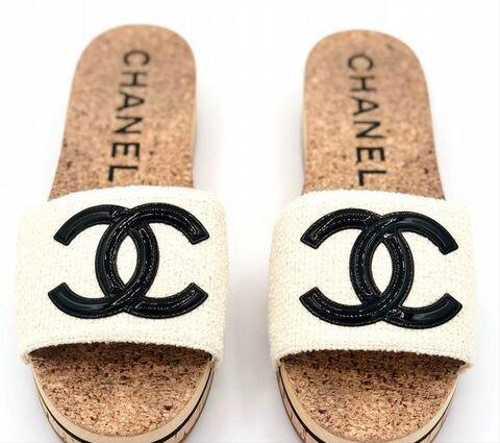 Chanel, оригинал, Италия, твидовые сабо