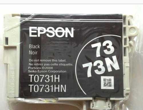 Epson картриджи 73n black