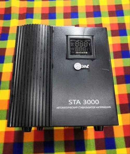 Стабилизатор напряжения однофазный эра STA-3000 (3