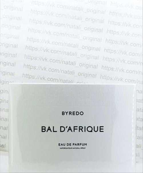 Byredo Parfums Bal D'afrique 100мл оригинал