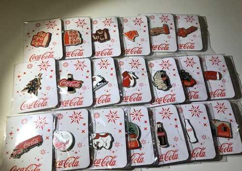 Коллекция значков Coca-Cola 20 шт