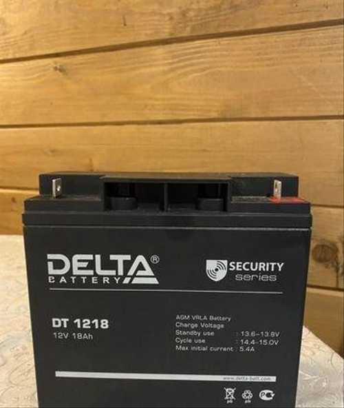 Аккумулятор новый Delta DT 1218