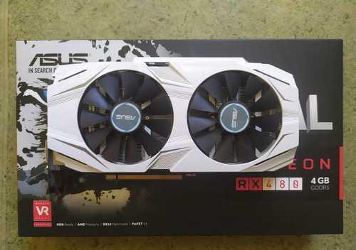 Видеокарта Asus RX480 Dual 4Gb