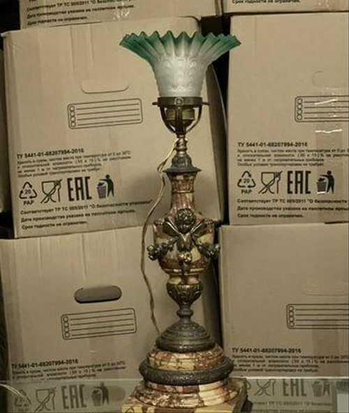 Лампа настольная антикварная