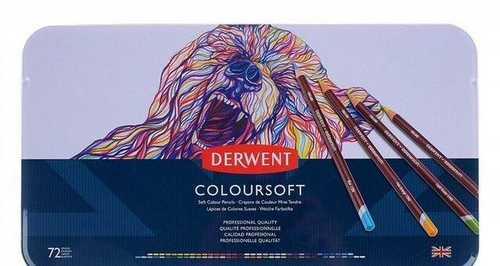 Карандаши цветные, Derwent Coloursoft 72 цв