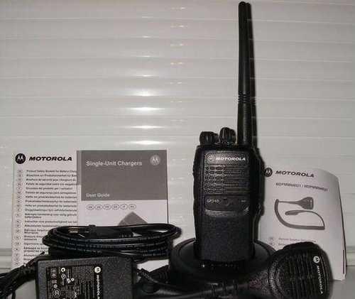 Радиостанция рация Motorola GP340 VFH с тангентой