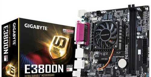 Gigabyte GA-E3800N mini-ITX в корпусе