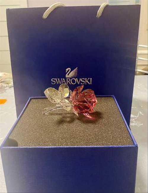 Хрустальная роза Swarovski