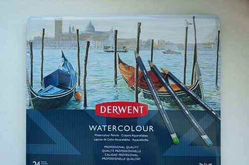 Карандаши акварельные Derwent Watercolour 24 цвета