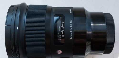 Объектив sigma 24mm F1.4 DG HSM sony E-mount