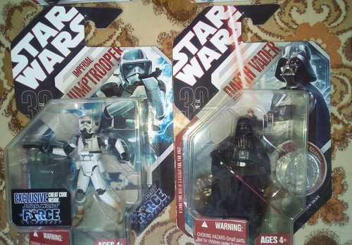 Фигурки Star Wars Jump trooper, Vader, Anakin