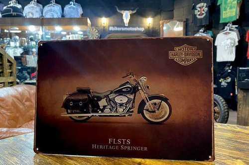 Табличка металлическая HD flsts Heritage Springer