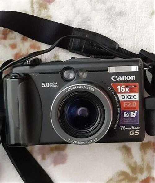 Фотоаппарат Canon Powershot G5 Digital Camera (5.0