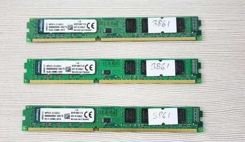 Оперативная память DDR3 4 GB 1600 MHz