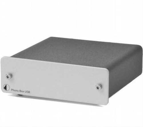 Фонокорректор Pro-Ject Phono Box USB (DC), серебро