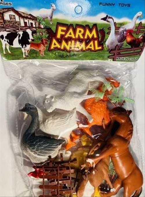 Набрр игрушек домашних животных Ферма