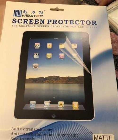 Защитная плёнка на iPad