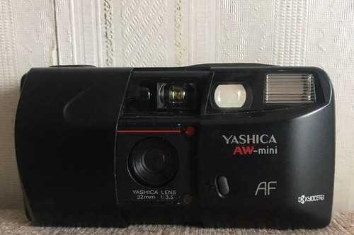 Плёночный фотоаппарат yashica aw-mini