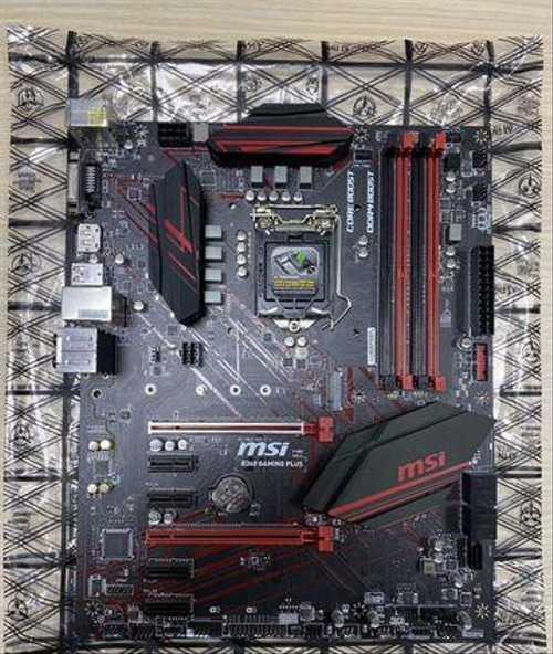 Игровая материнская плата msi b360 gaming plus