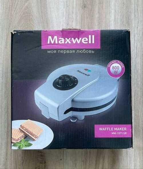 Новая вафельница Maxwell