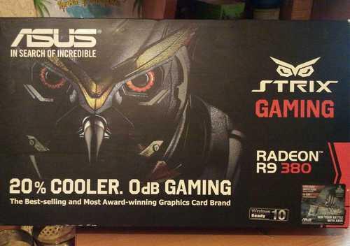Видеокарта asus radeon R 380 strix gamming OC