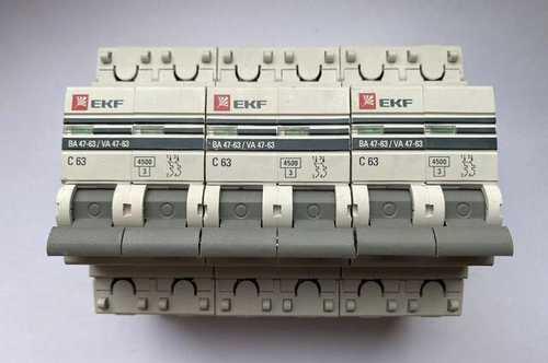 Автоматический выключатель EKF C63