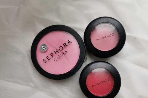 Румяна Sephora, Mac оригинал