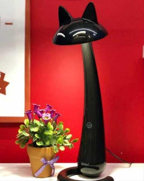 Лампа настольная светодиодная «Чёрный кот»