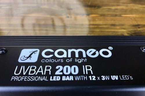 Cameo uvbar 200 IR - 12 x 3 W UV LED Bar in black