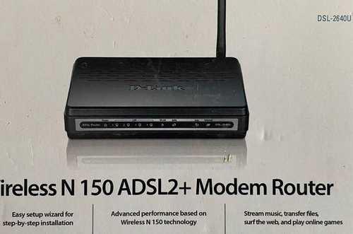 Wi-fi роутер d-link-2640u