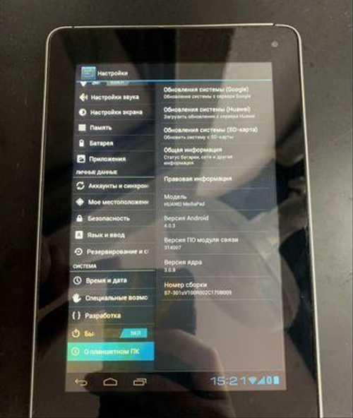 Планшет huawei mediapad