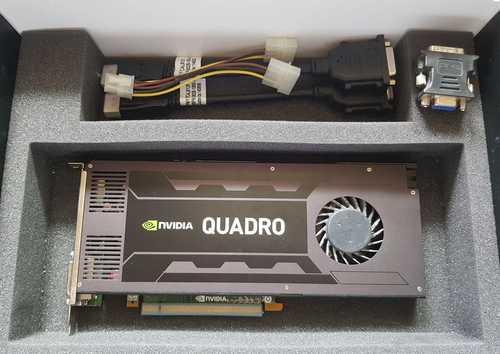 Видеокарта Nvidia Quadro k4200 4GB PNY