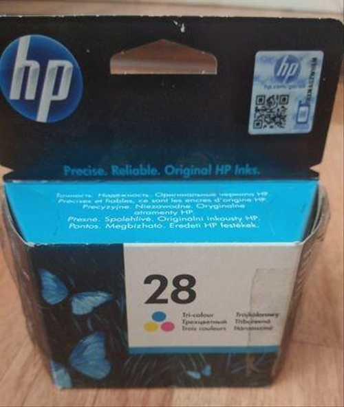 Картридж HP 28 Color, оригинал