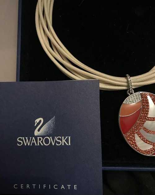 Swarovski колье и серьги