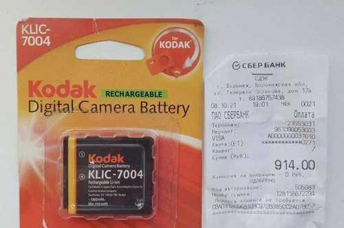 Аккумуляторная батарея для фотоаппарата kodak klic